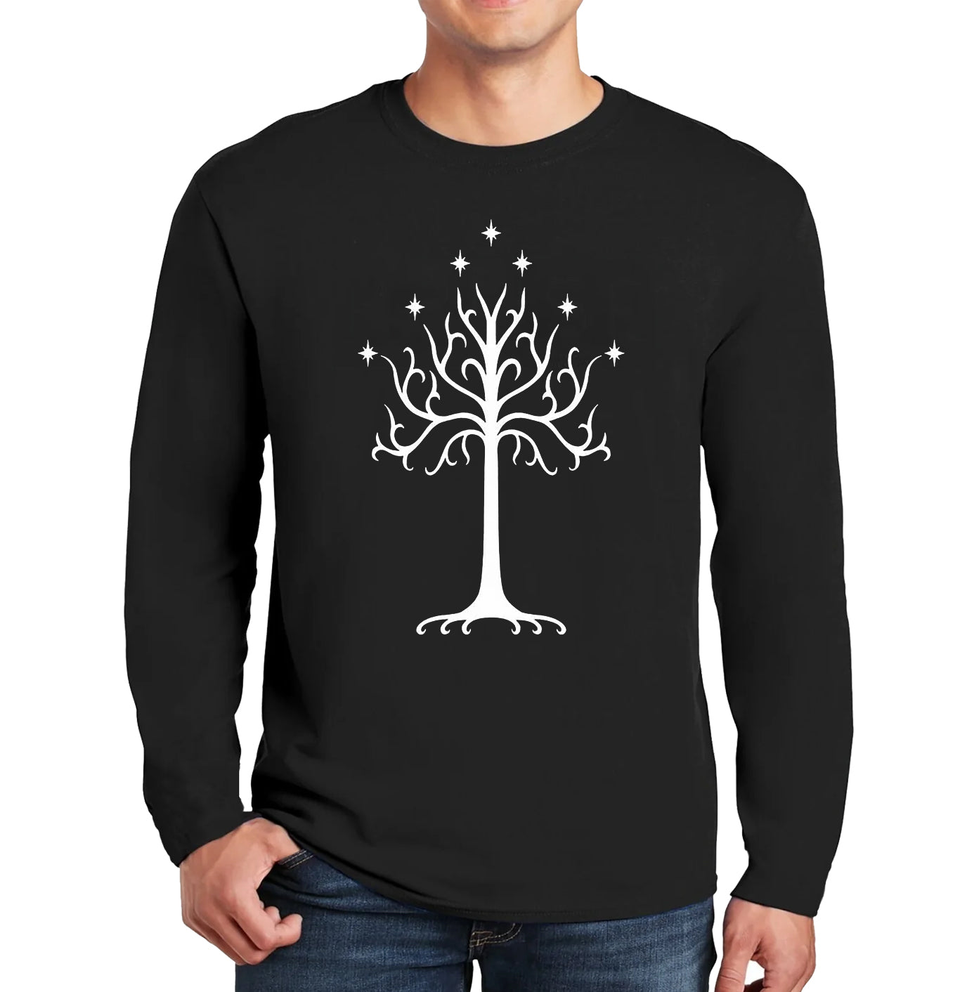 Tree of Gondor | Men's Long Sleeve - Darkwear UK
